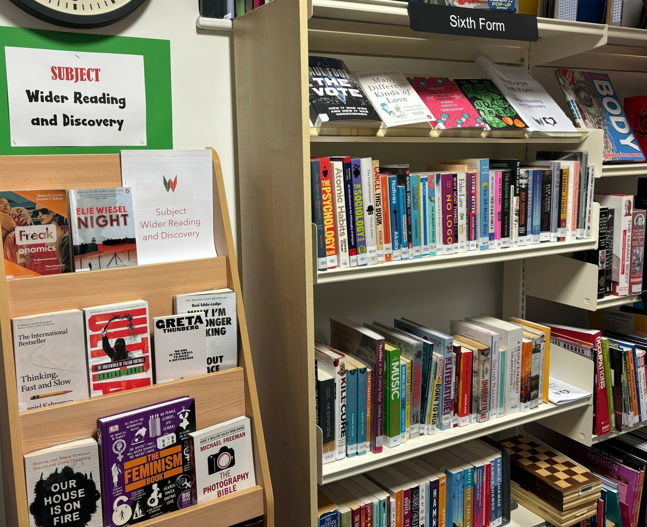 Wider Reading Lists & A Library Refresh - Wilsthorpe School